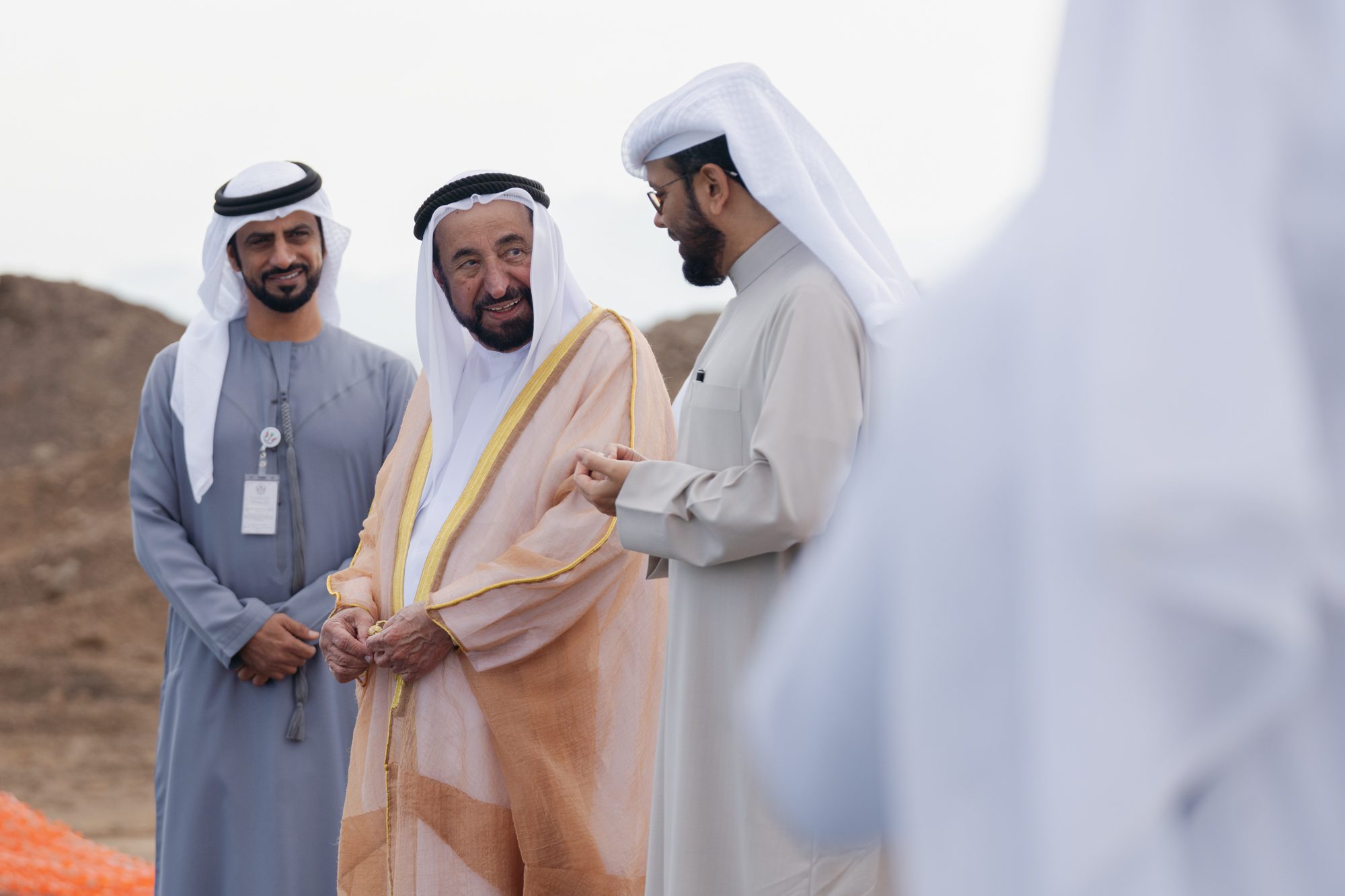 Sharjah's ruler observes development at a remarkable farm in the desert