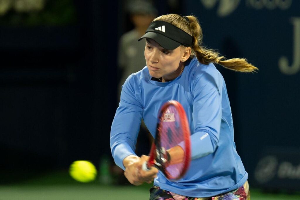 Elena Rybakina wins the battle of Grand Slam champions at Dubai Duty ...