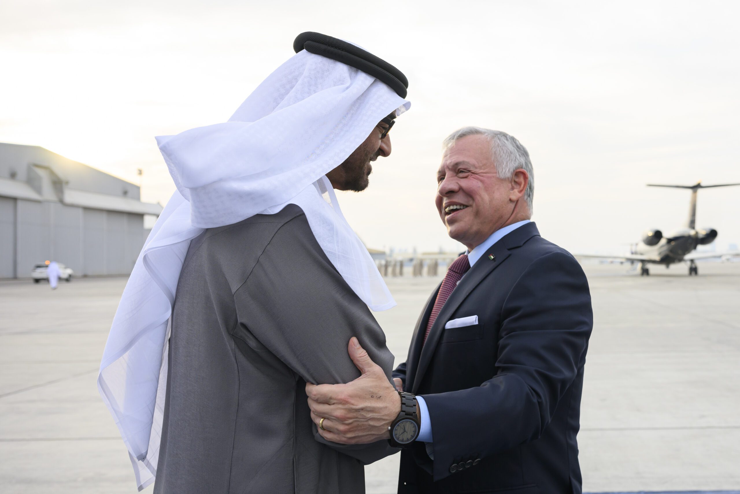 UAE President Welcomes Jordanian King for Bilateral Talks