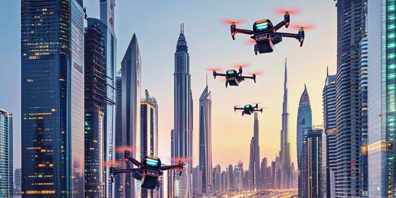 UAE Begins Mapping Air Corridors for Air Taxis and Cargo Drones